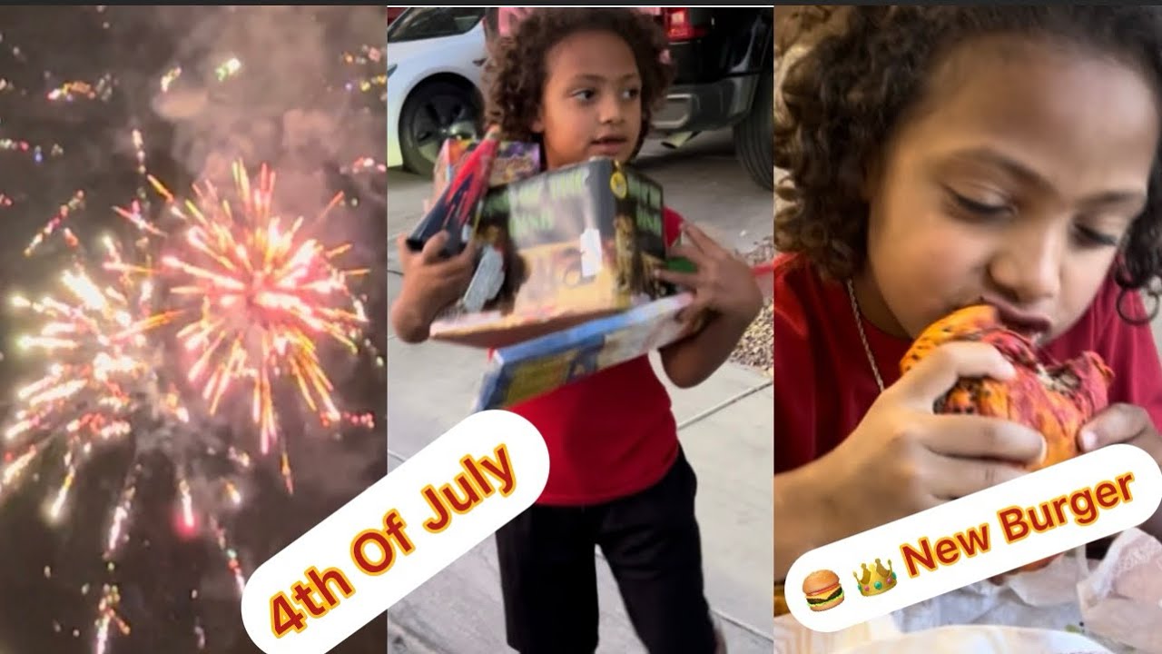 4th of July Weekend Vlog 🇺🇸 | Epic Firework + Burger King's NEW Dragon ...