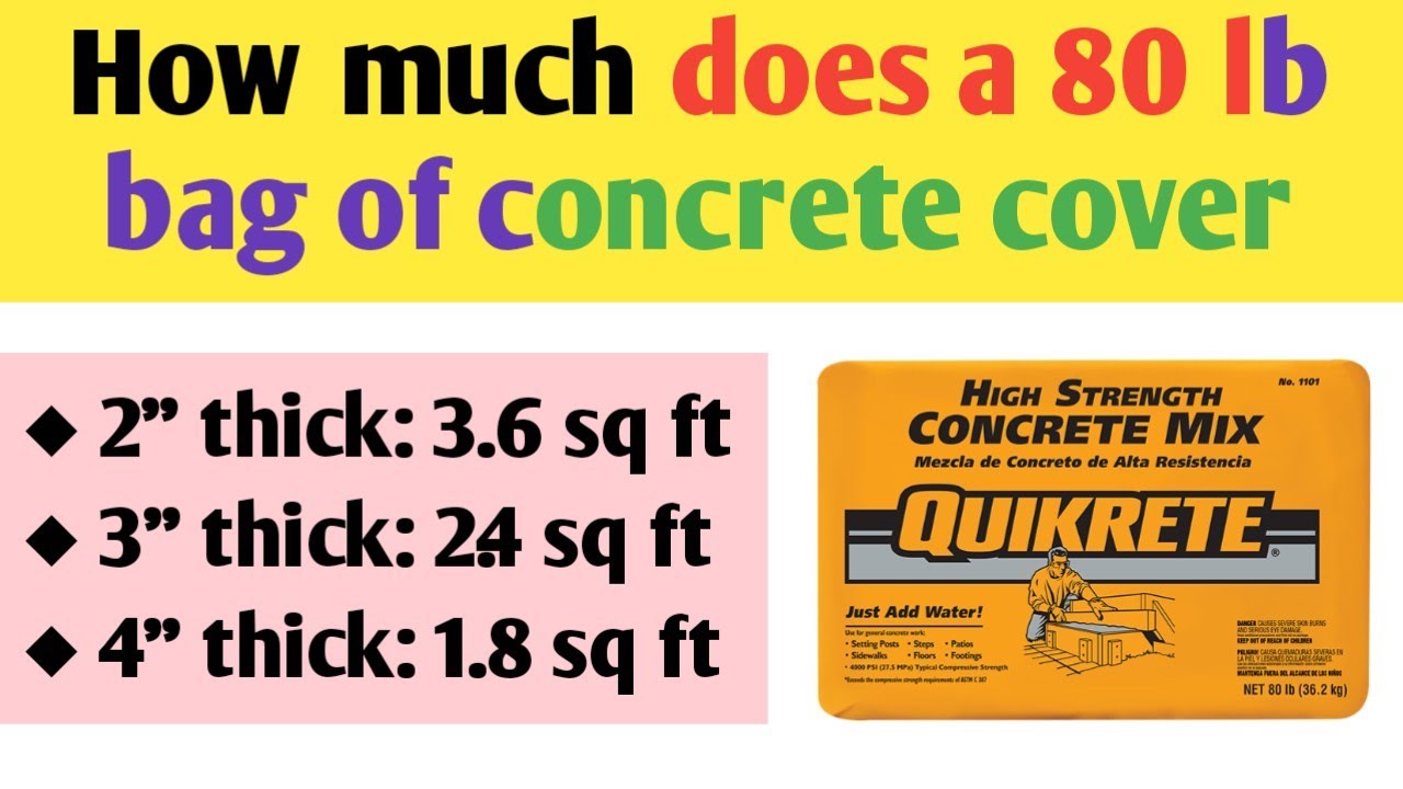 How Much Does a Concrete Bag Cover: Expert Insights - Hujaifa