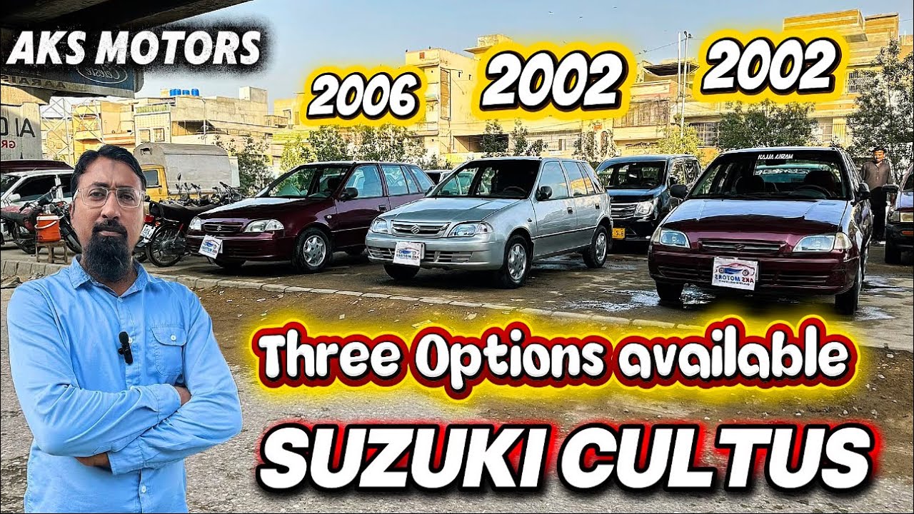 “Suzuki Cultus for Sale | 2002 & 2006 Models | 3 Options at AKS Motors ...