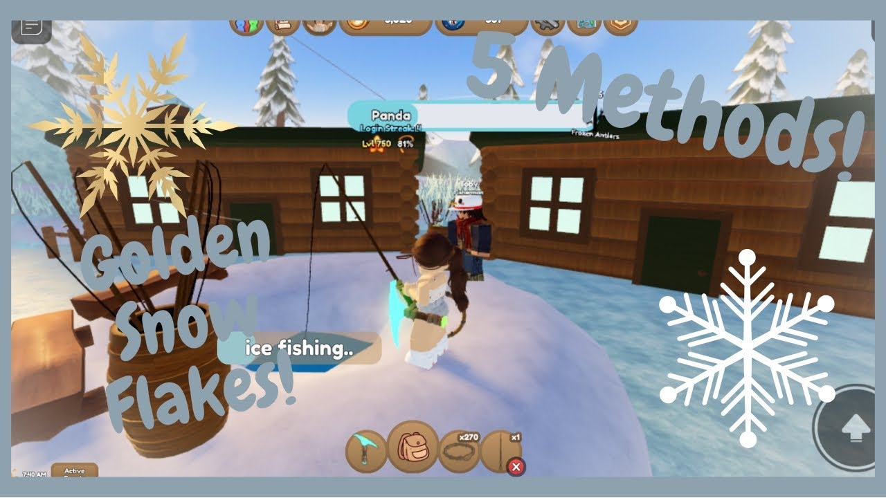 All 5 Different Methods to Get Golden Snowflakes! Wild Horse Islands ...