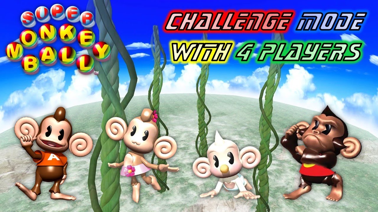 Super Monkey Ball - Challenge Mode (Multiplayer) - Beginner Stages - YouTube