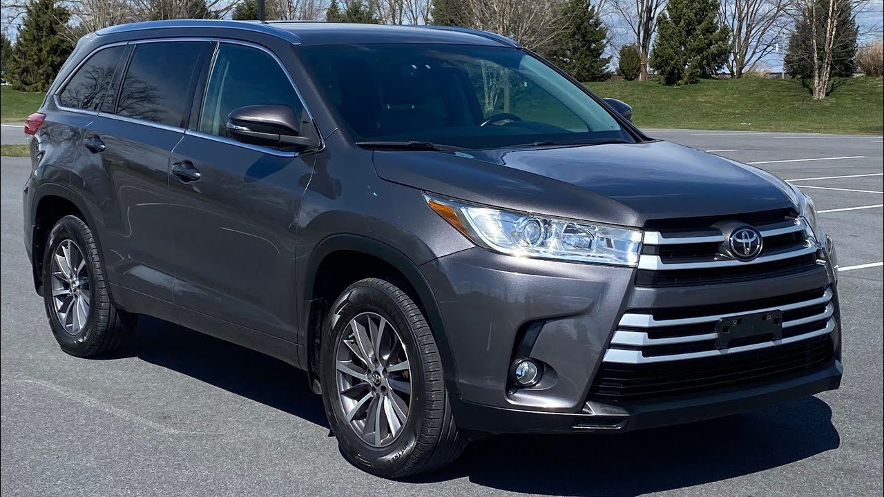 2017 Toyota Highlander XLE AWD #510202 - YouTube