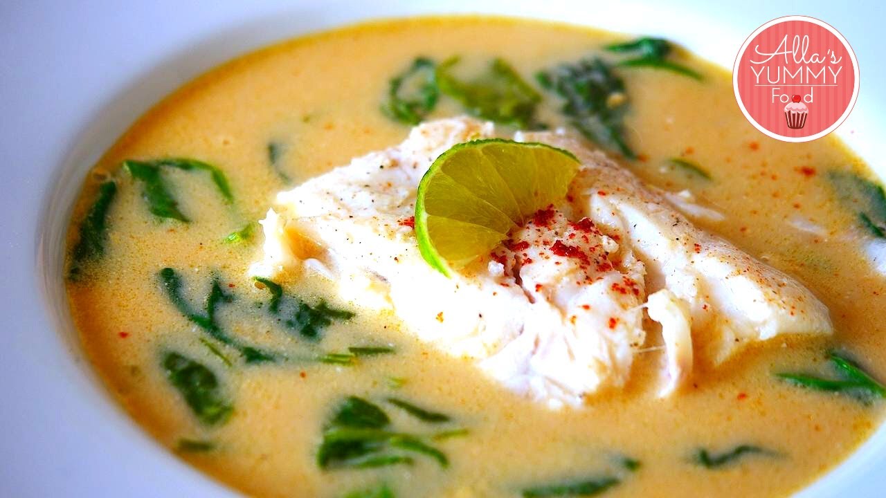 How To Make Coconut Poached Cod! - YouTube