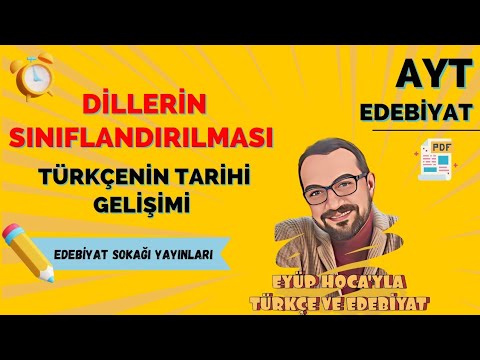 3) DİLLERİN SINIFLANDIRILMASI VE TÜRKÇENİN TARİHİ GELİŞİMİ