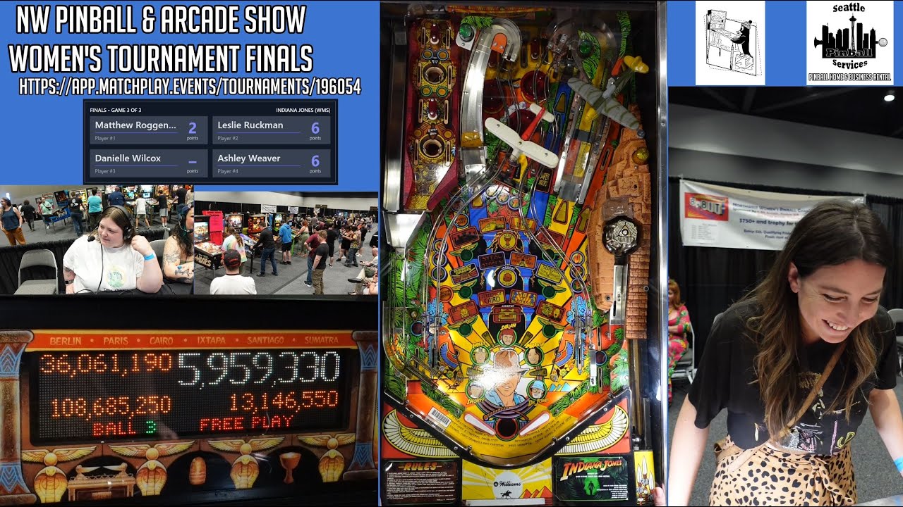 2025 06 07 NW Pinball Show - Classics and Women finals - YouTube