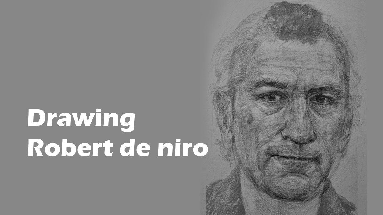 로버트 드니로 그리기/Drawing Robert De Niro - YouTube