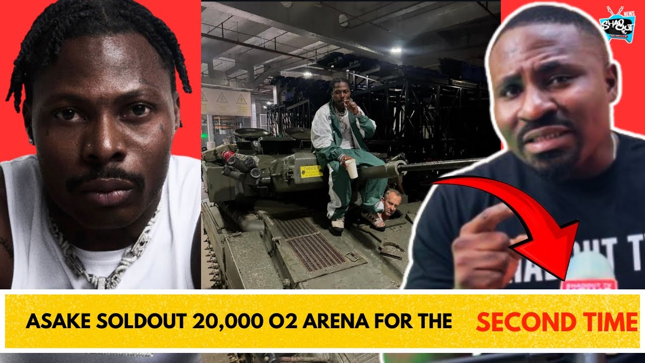 Asake -20,000 O2 Arena Sold-Out! Show Ghana The Way Wizkid Stormzy ...