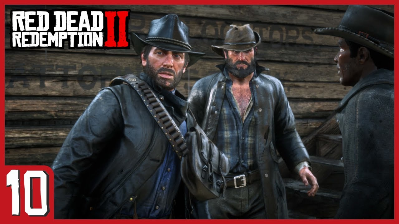 Valentine Bank Heist - Red Dead Redemption 2 100% - Part 10 | Wild West ...