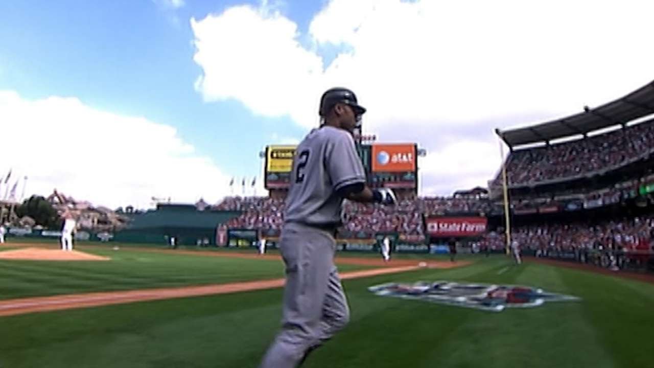 2009 ALCS Gm 3: Jeter leads off the game with a homer - YouTube