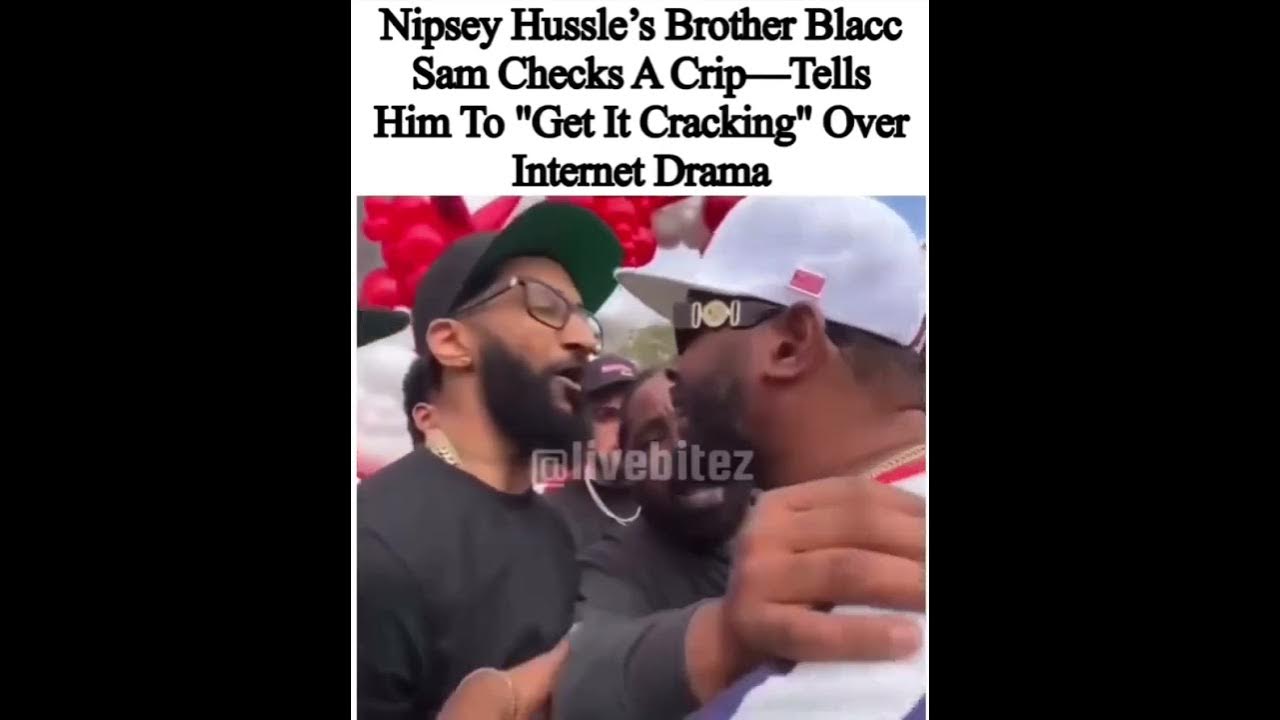 Nipsey Hussle’s Brother Blacc Sam Presses Rocstar 2800 at the Marathon Burger Grand Opening!👀🔥 ...