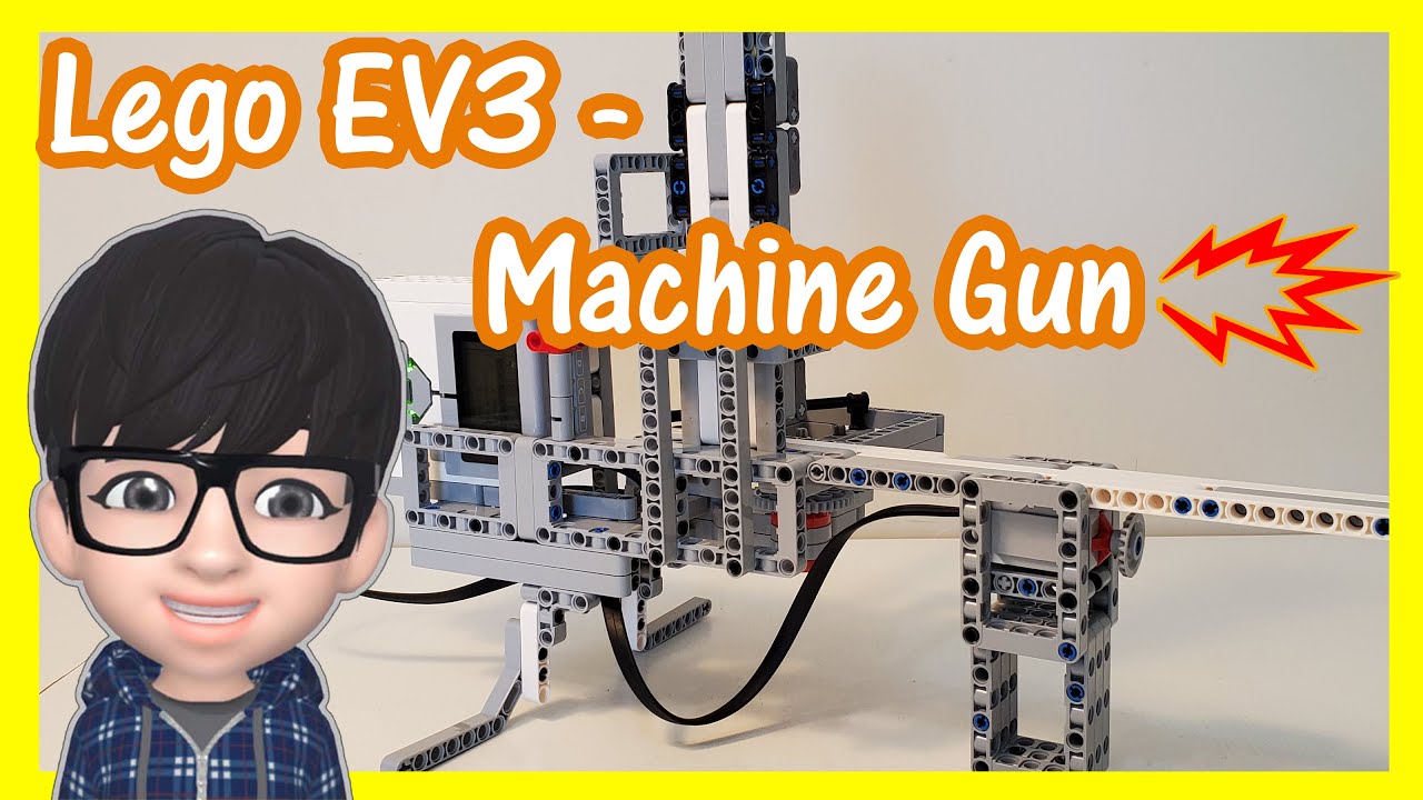 Lego EV3 - Machine Gun - YouTube