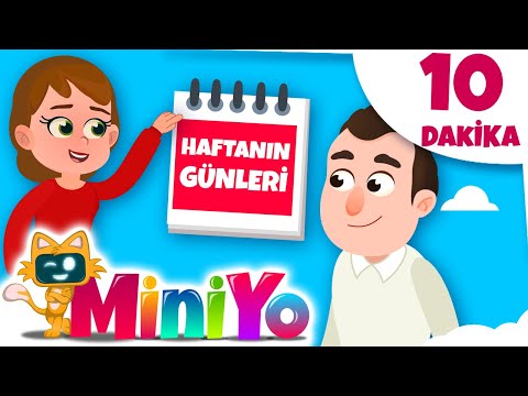 Haftanın Günleri Şarkısı + Daha Fazla Çocuk Şarkısı | Miniyo