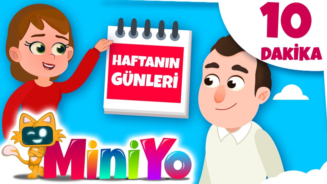 Haftanın Günleri Şarkısı + Daha Fazla Çocuk Şarkısı | Miniyo - YouTube