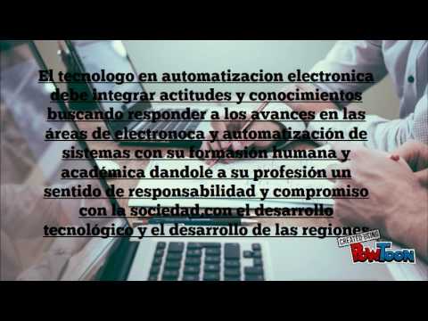 perfil tecnologo en automatización - YouTube