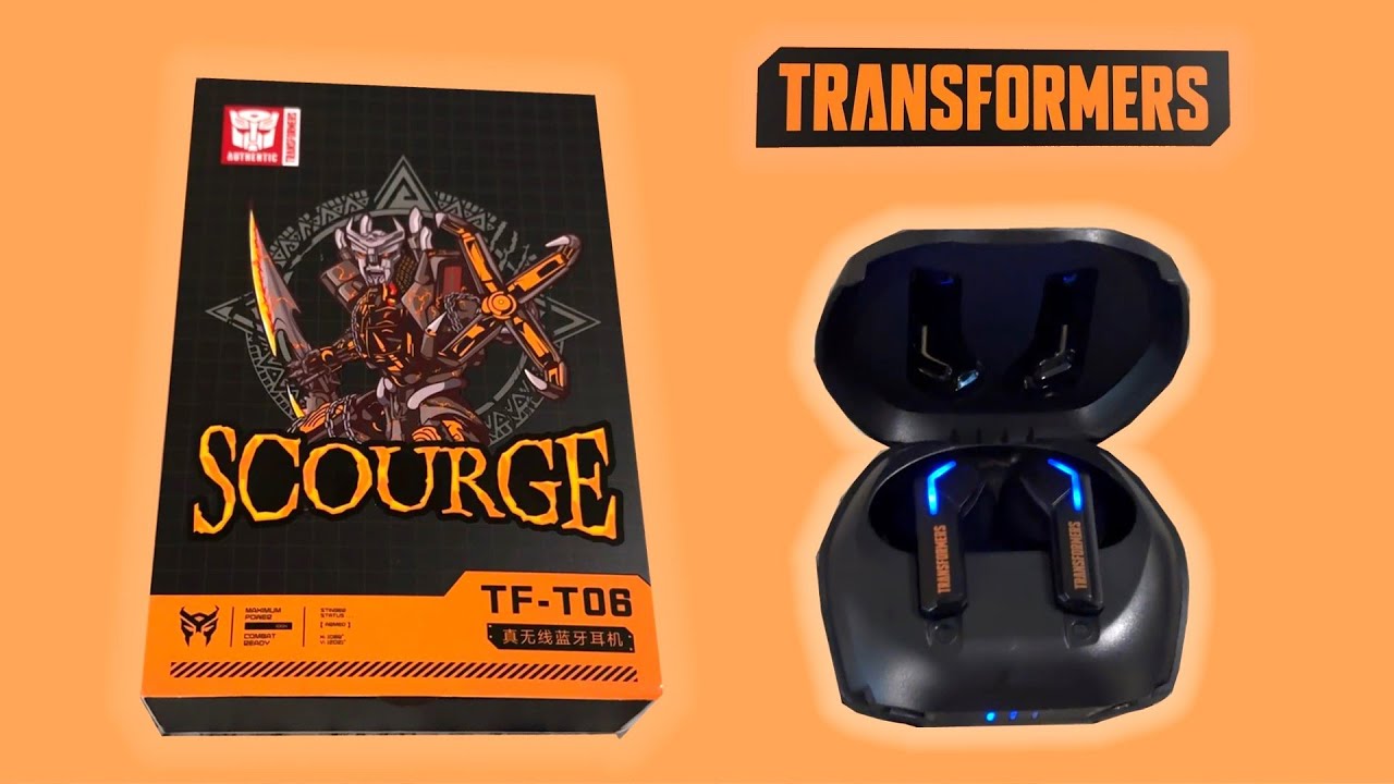 Scourage TF-T06 Wireless Bluetooth Headset #earphone, Transfromers Audio - YouTube