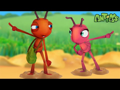 Stuck In The Mud-dle With You | 🐛 Antiks & Insectibles 🐜 | Funny Cartoons for Kids | Moonbug