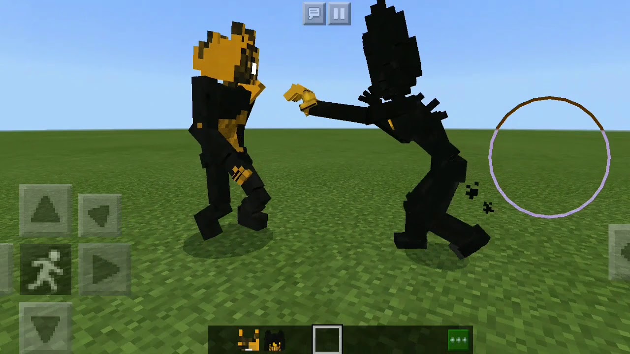 Me showcasing a minecraft bendy mod - YouTube
