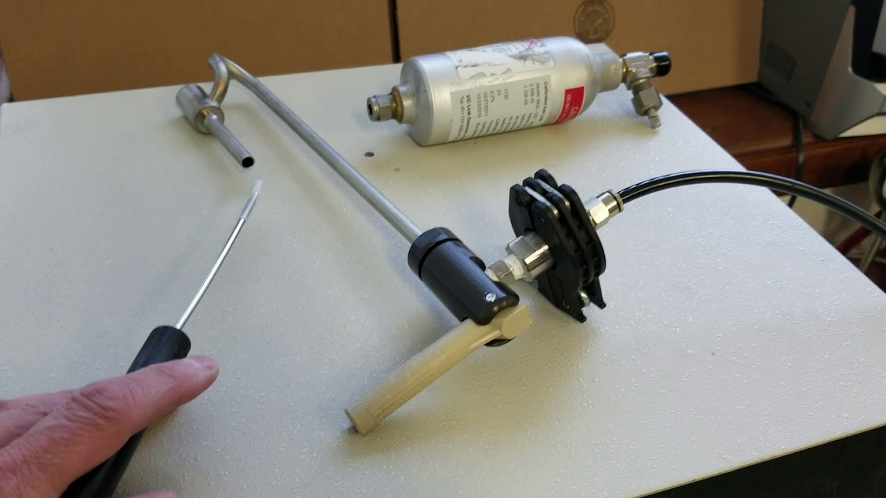 Sniff testing valve seat - YouTube