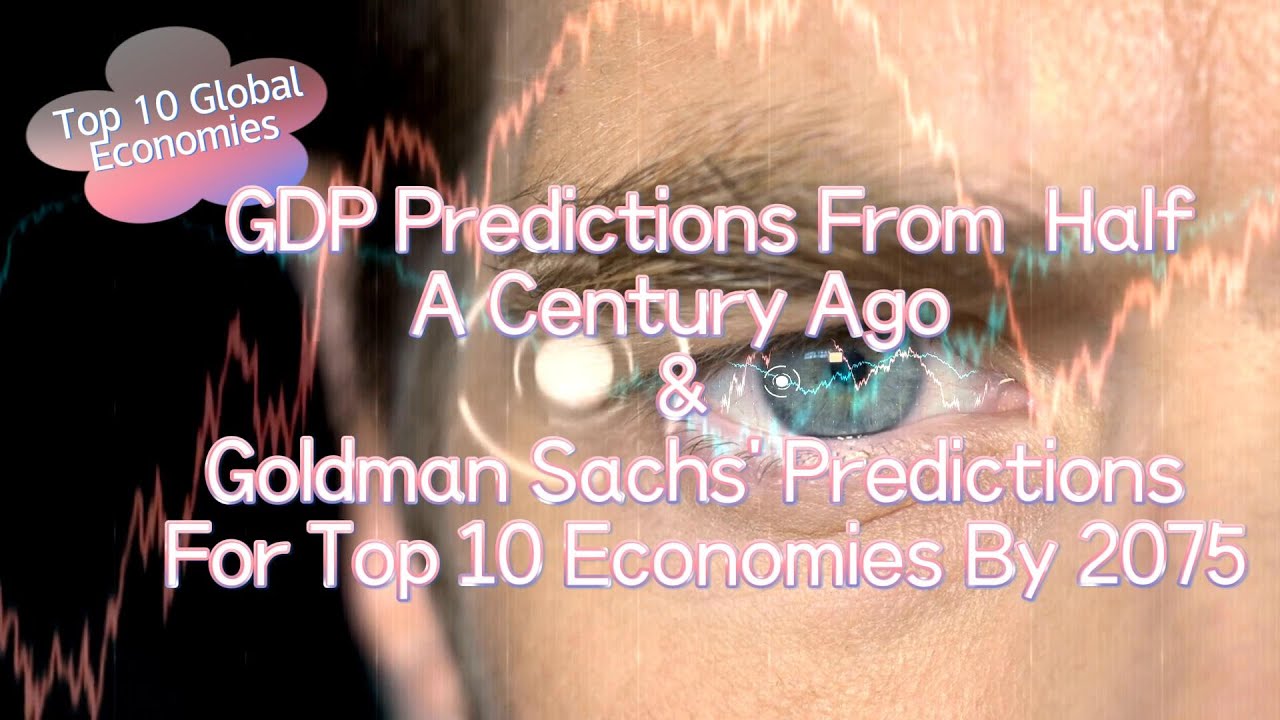 GDP Predictions From Half A Century Ago & Goldman Sachs' Predictions For Top 10 Economies By ...