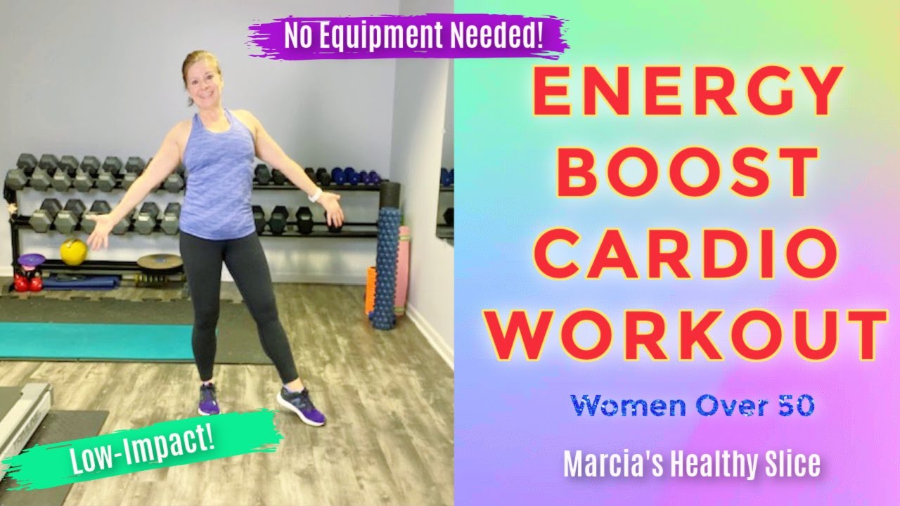 Energy Boosting Cardio for Women Over 50 - YouTube