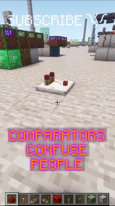 I WILL TEACH YOU HOW COMPARATORS WORK! ALL OF YOU!!! | Redstone with ...