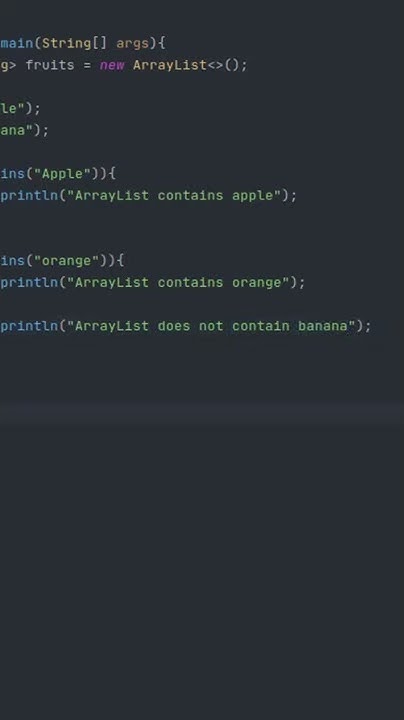 In Java You Can Use Contains To Check If An Element Exists In An Arraylist Youtube 