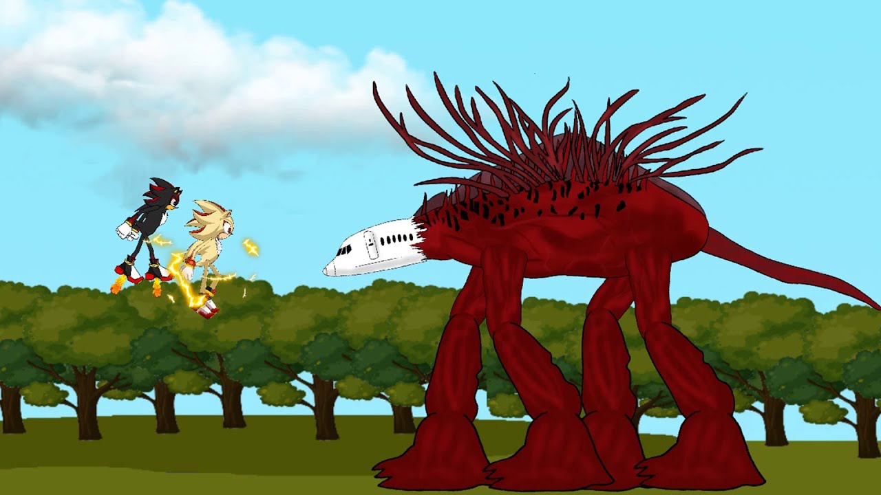 Sonic Tapes vs Shadow The Hedgehog, Infected Sky Full Animation ...