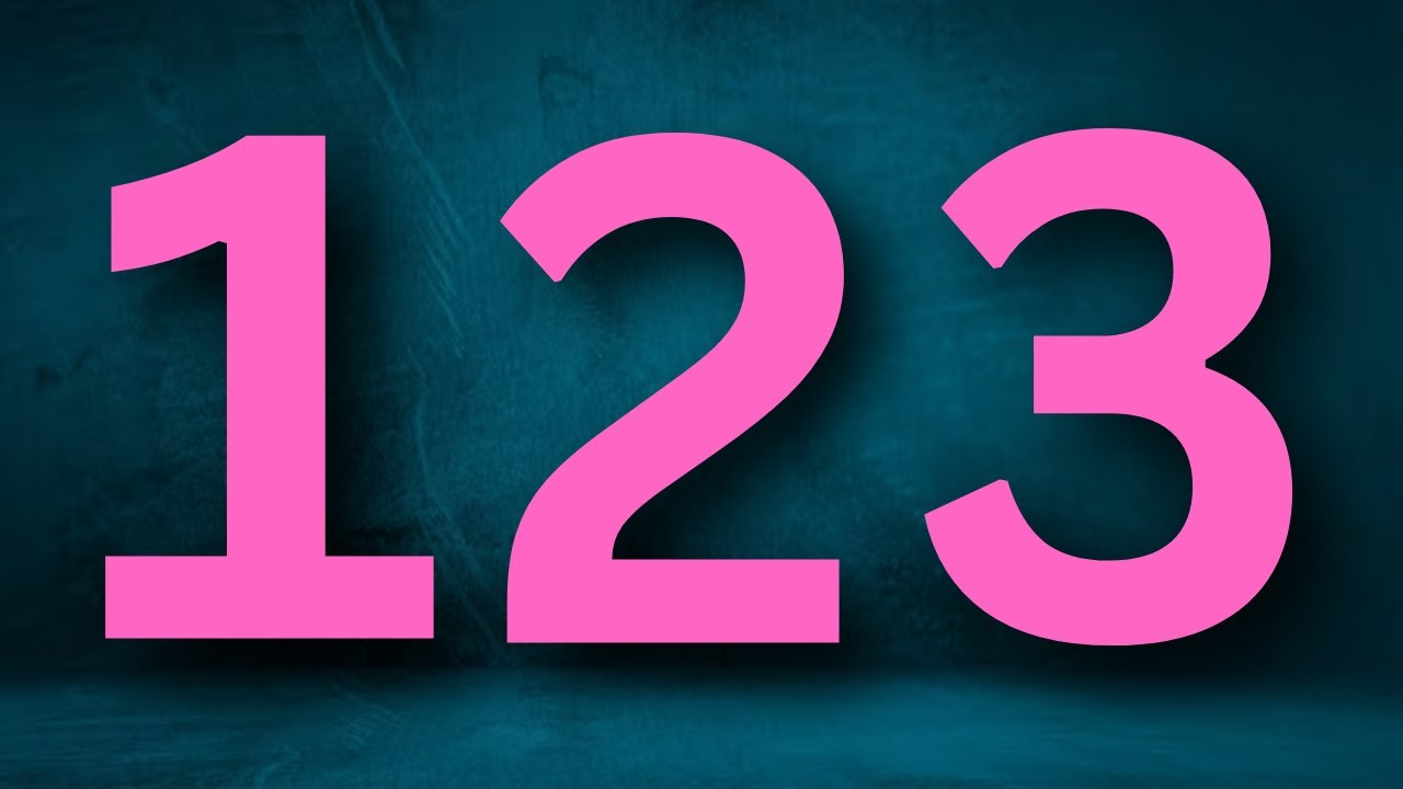 123 Numbers | 1234 Number Names | 1 To 20 Numbers Song | 12345 learning ...