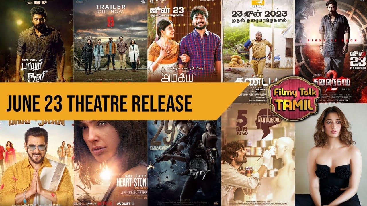 Upcoming Tamil movie | June 23rd theatre release movie | this week ...