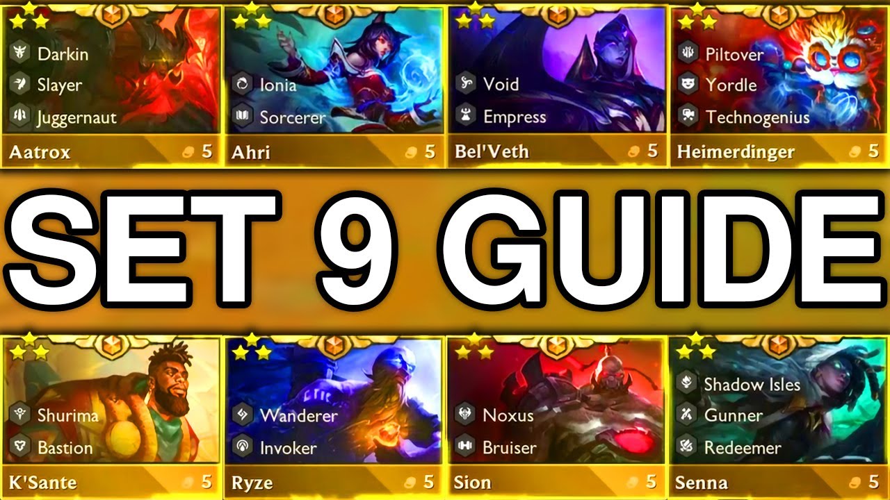 HOW TO 3 STAR 5 COSTS GUIDE TFT Set 9 YouTube