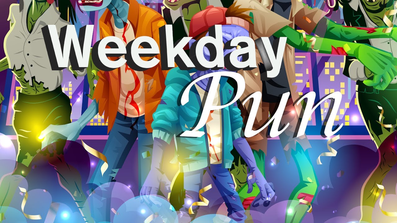 Weekday Pun: Zombie Party - YouTube
