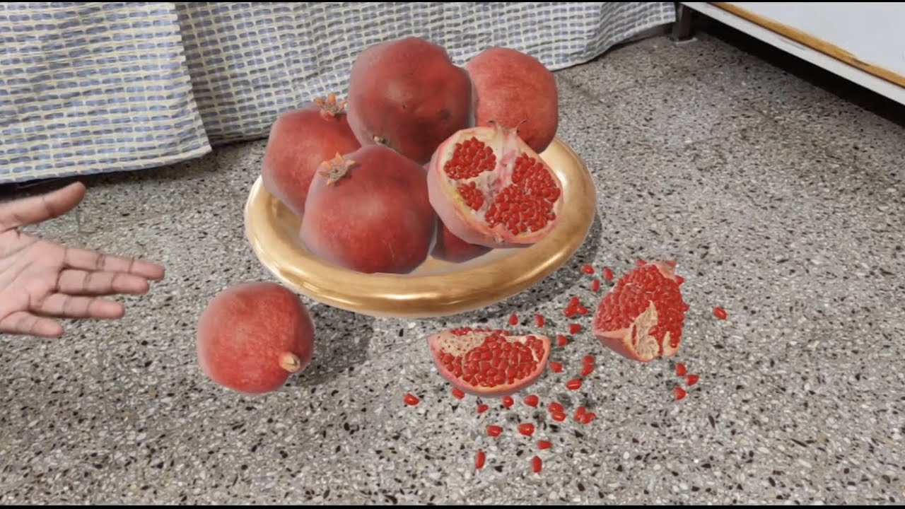 Fruits in AR (Augmented Reality) - YouTube