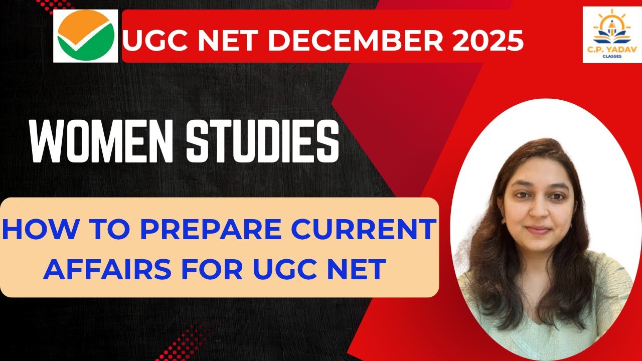 UGC NET December 2025 II Women Studies II How to Prepare current ...