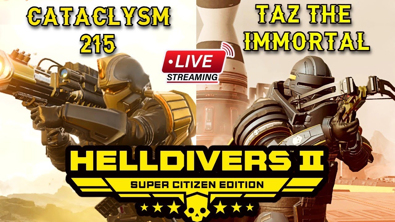 Helldiving With Taz The Immortal!!! #helldivers2 #helldivers2gameplay #helldivers - YouTube