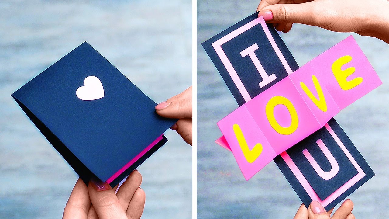 INCREDIBLE CARD IDEAS FOR VALENTINE’S DAY || Awesome Cards You Can DIY ...