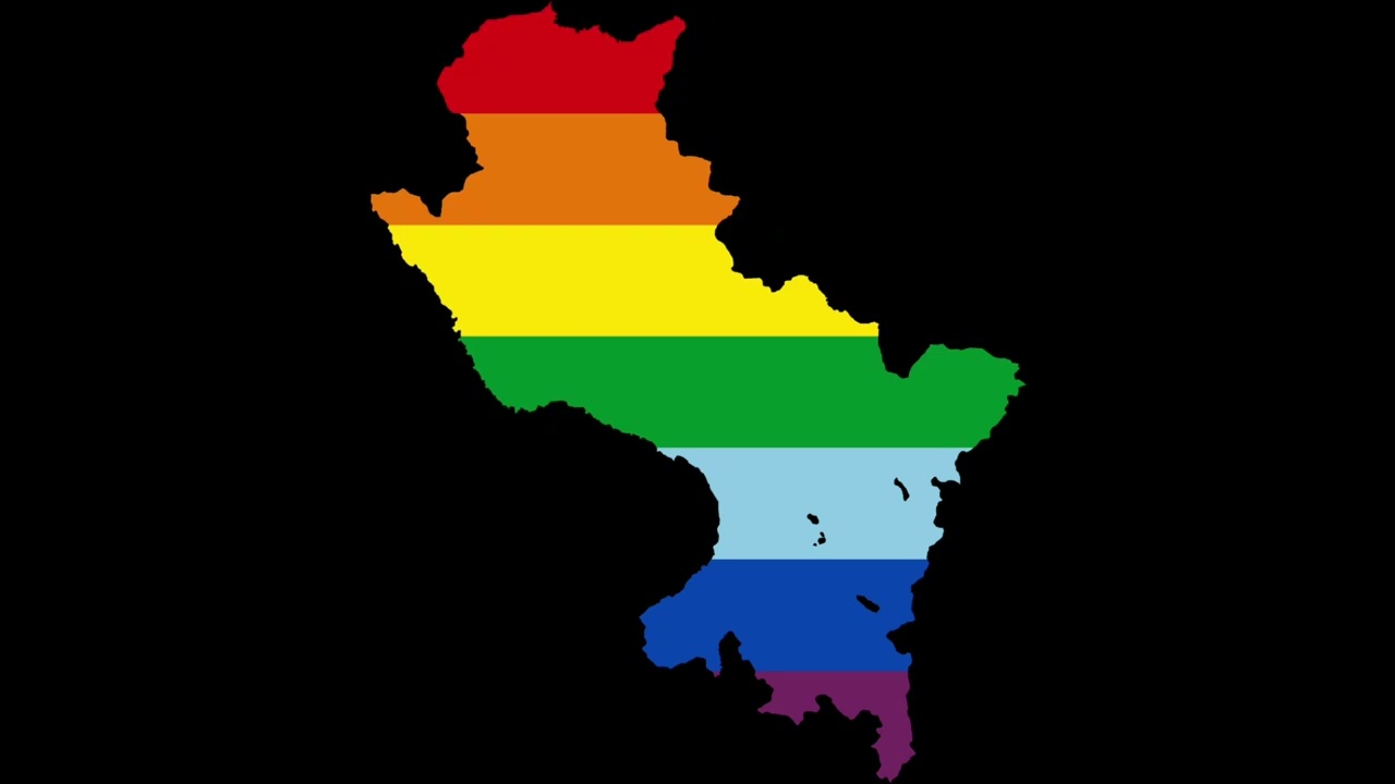 flag map of rainbowland - YouTube