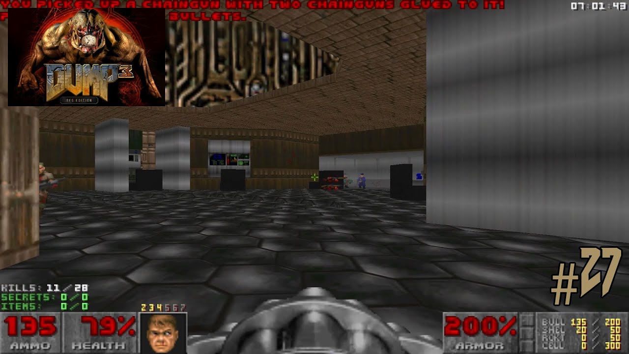 Doom with Doom Upstart Mapping Project 3.Map 00 + Map 27 - YouTube