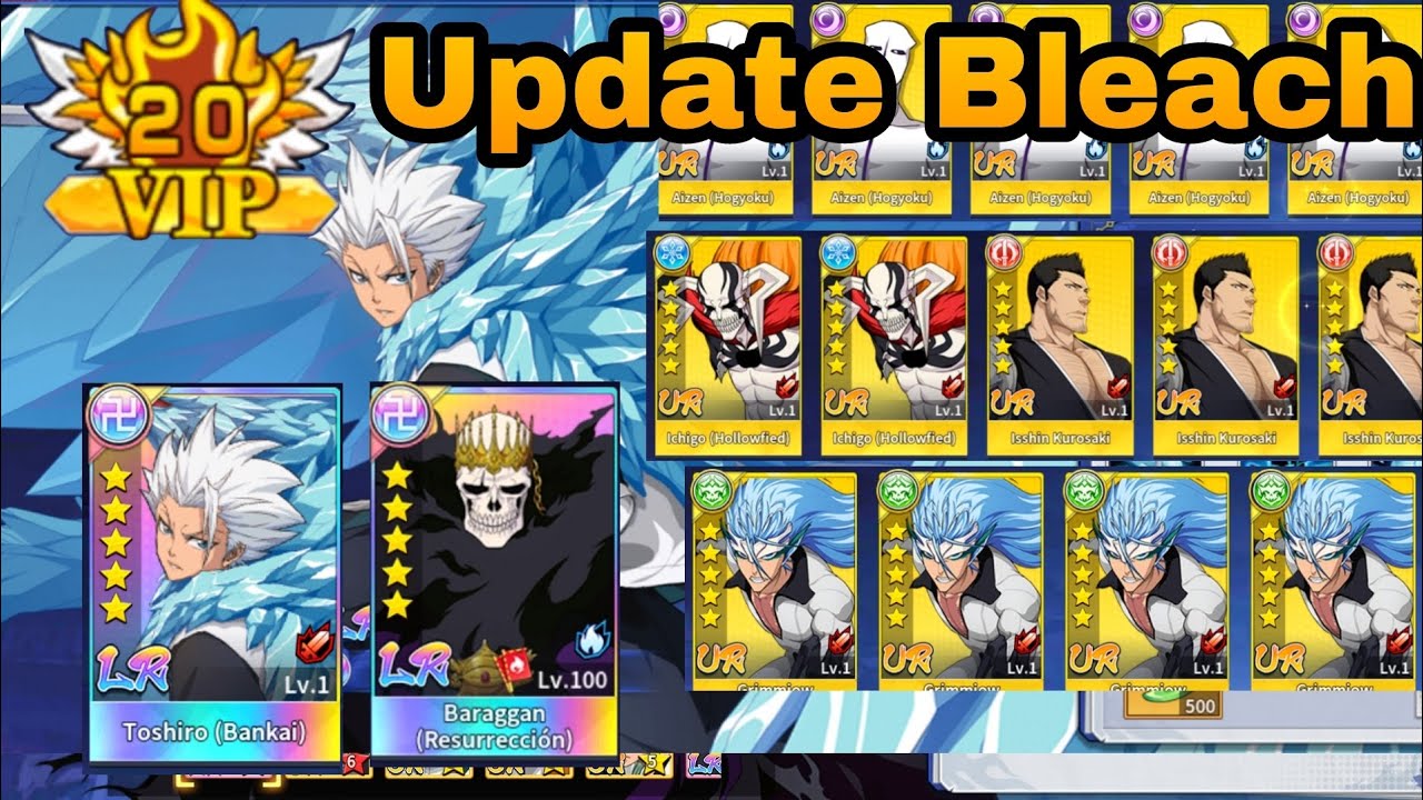 Update - Bleach Blood War VIP 20 - Free 111K Coin Recharge + Hero LR.UR ...