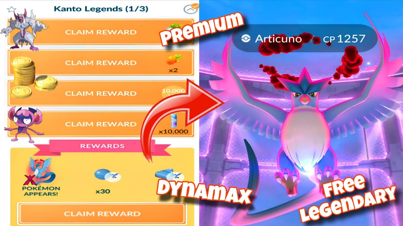 🔥 ClAIM Dynamax Legendary Speedrun! | Kanto Legends Premium Research # ...