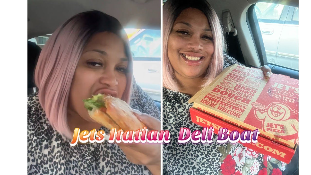 Jets Pizza Italian Deli Boat Food Review “ 10 out of 10” 🔥🔥🔥🔥 - YouTube