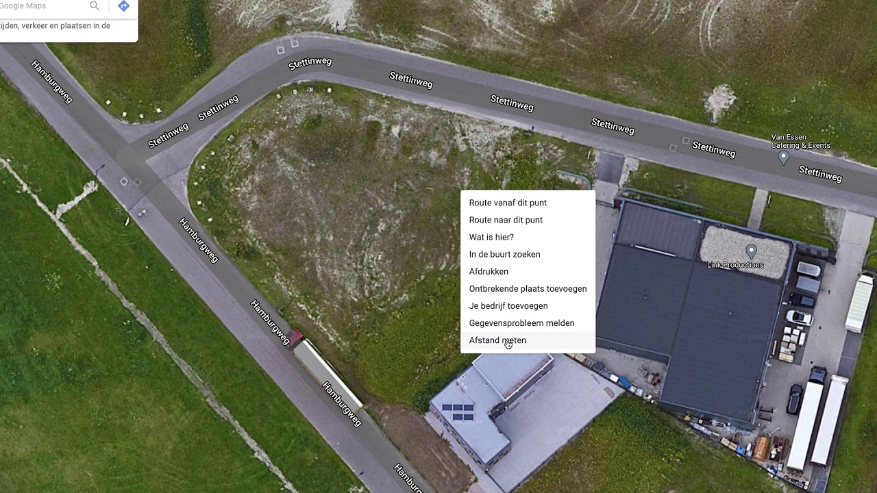 google maps afstand meten - YouTube