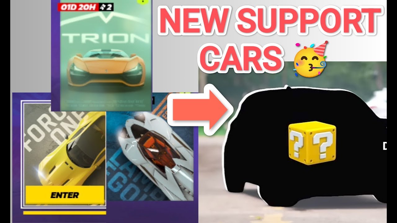 NEW SUPPORT CARS🥳 || VLF FORCE 1,EGOISTA,TRION NEMESIS || LIMITED TIME ...