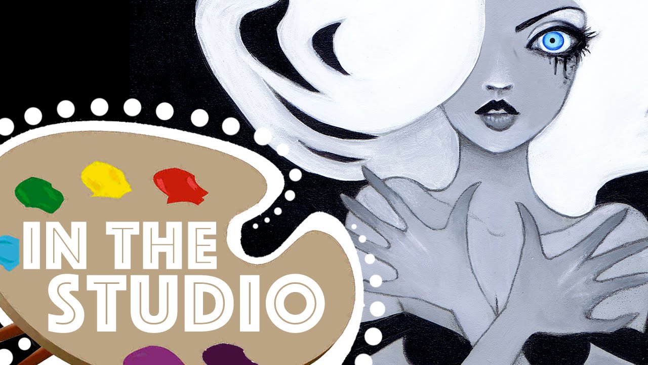 In the Studio: Edgar Allan Poe Inspiration - YouTube