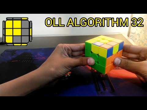 OLL ALGORITHM 32 IN 3X3X3 CUBE WITH FINGER TRICKS - YouTube
