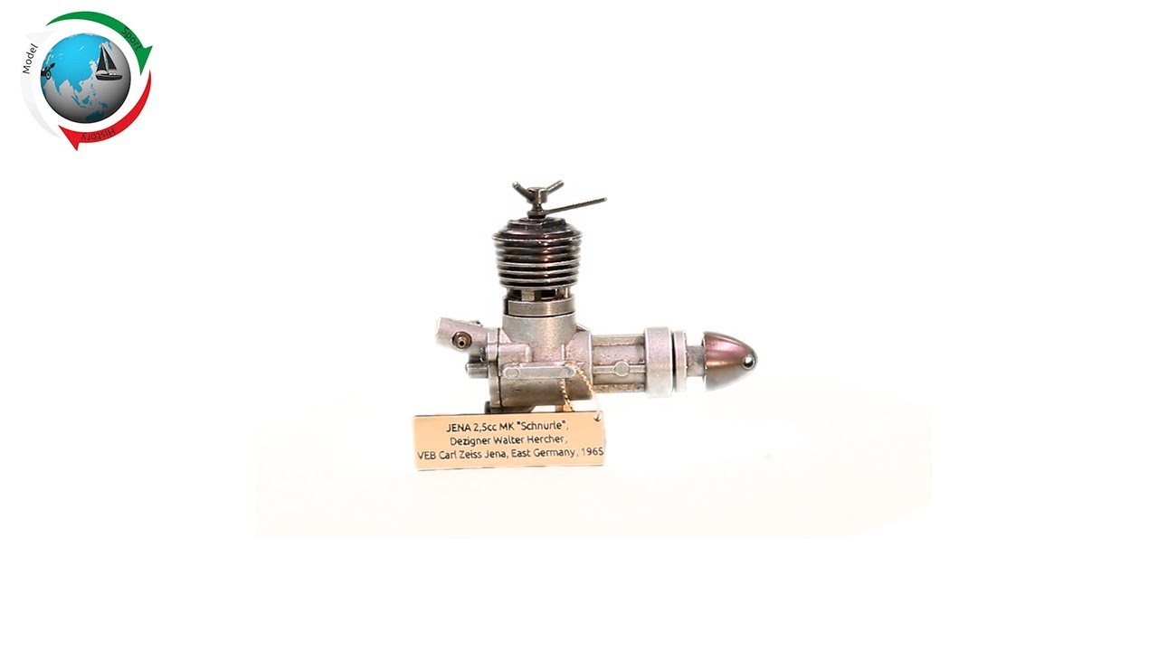 JENA 2,5cc DK "Schnurle", Glow, designed by Walter Hercher, Eisfeld ...