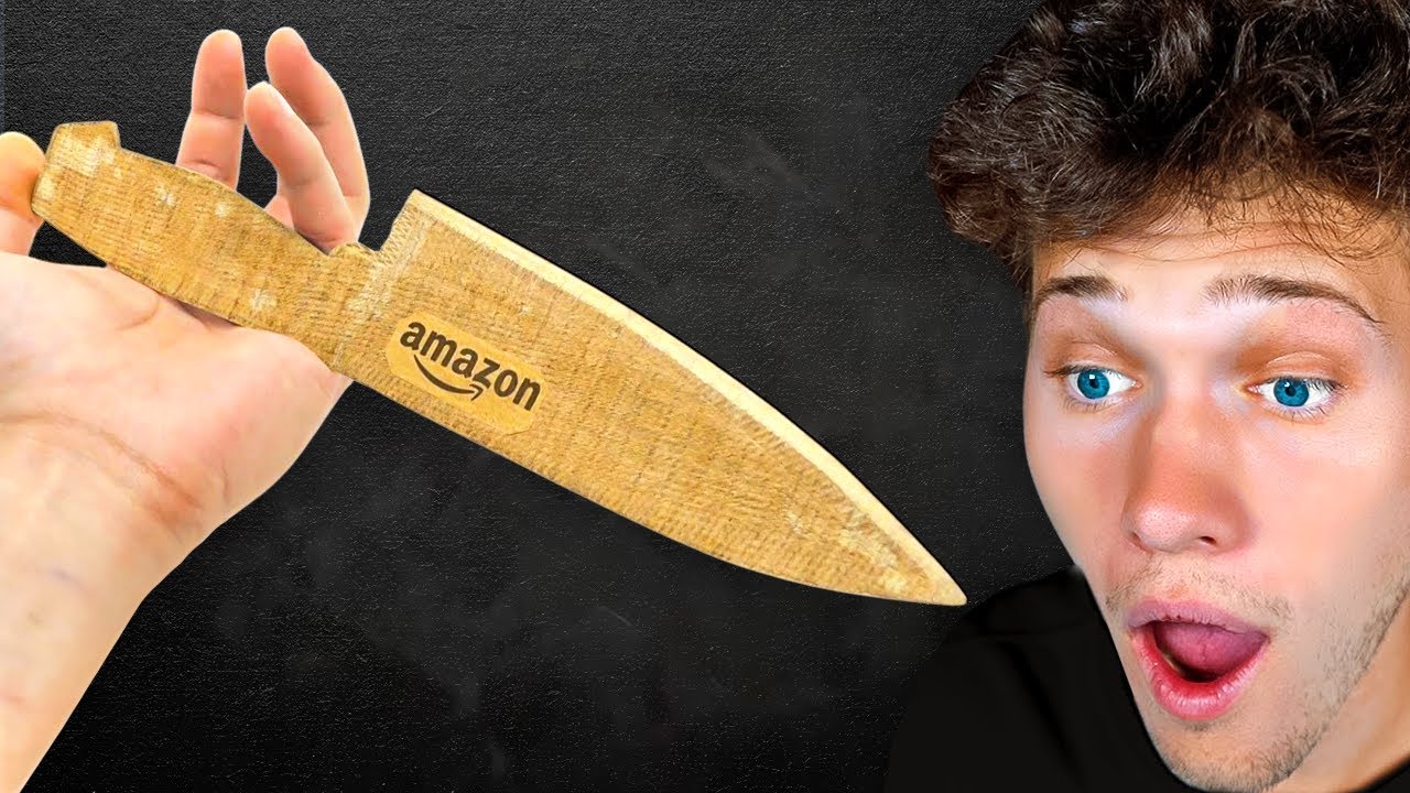 Turning Cardboard Into The World's Sharpest Knife - YouTube