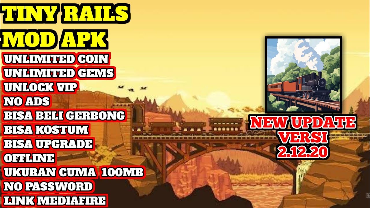 Tiny Rails mod apk terbaru versi 2.12.20 New update mod apk unlimited ...