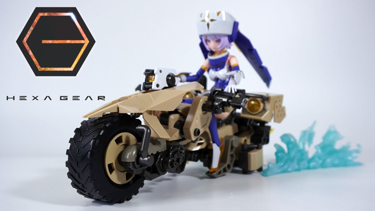 Kotobukiya 1/24 Hexa Gear BA Loudgale Custom Motorcycles - YouTube