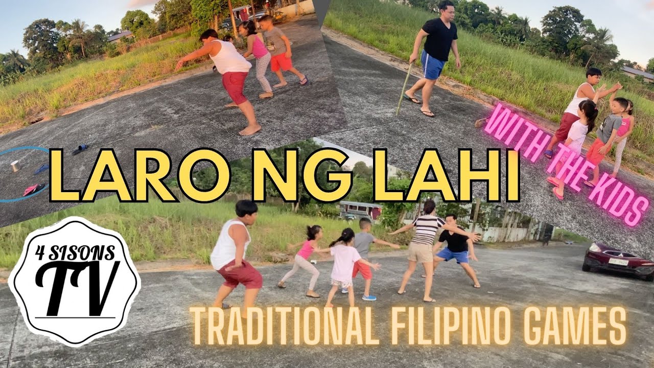 Teaching the kids how to play Traditional Filipino Games | Tumbang ...