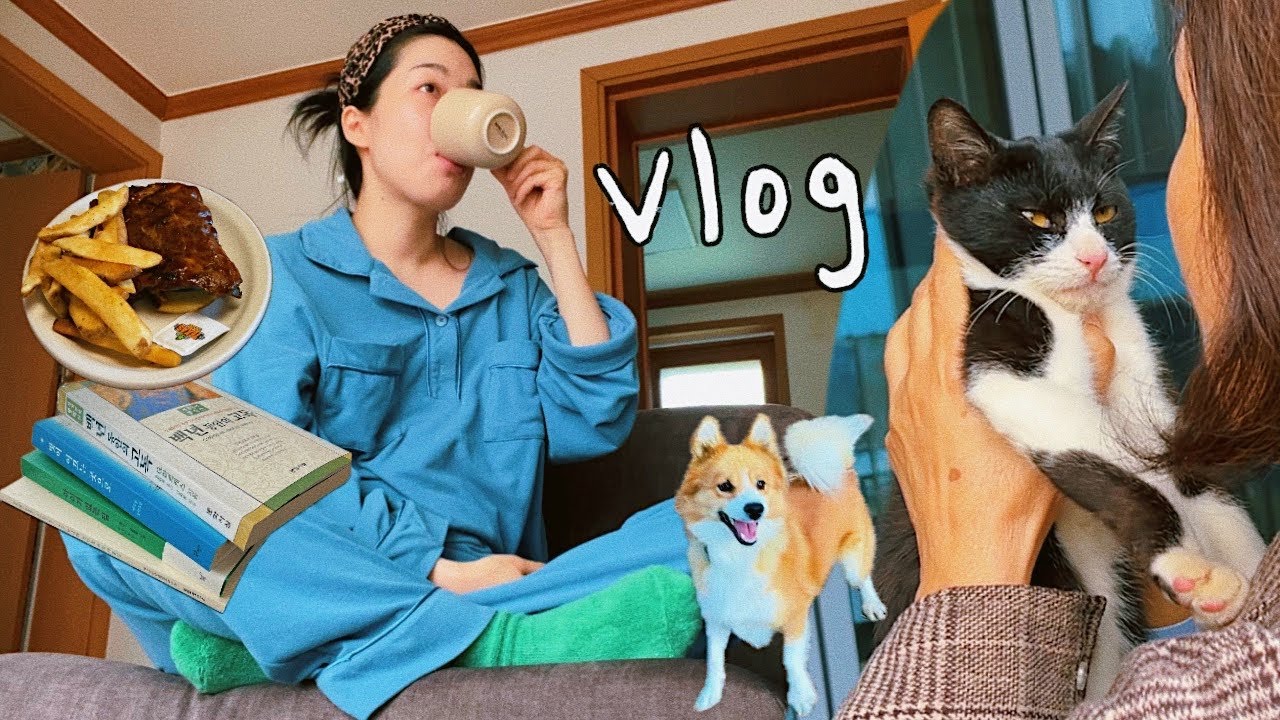 313 Vlog L 예민한 한 주 I 책 하울 I 로판 책 추천 I 요즘 스킨케어 I 감자 요리 I 믹스커피 추천 I 시골 일상 I 김갈릭 Youtube